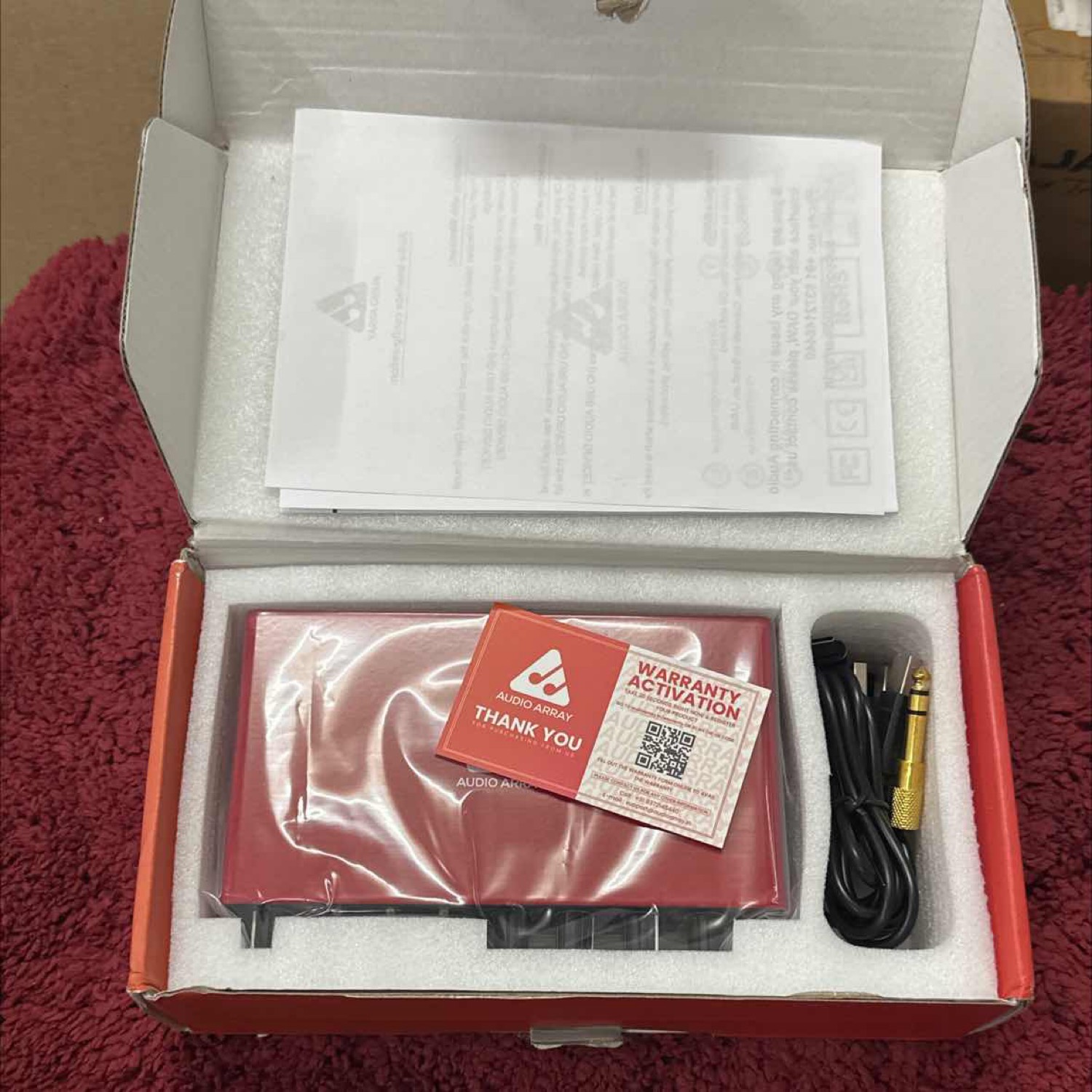 Buy Used 'Audio Array AI04 2x2 Audio Interface Premium Mic PreAmps 48V ...
